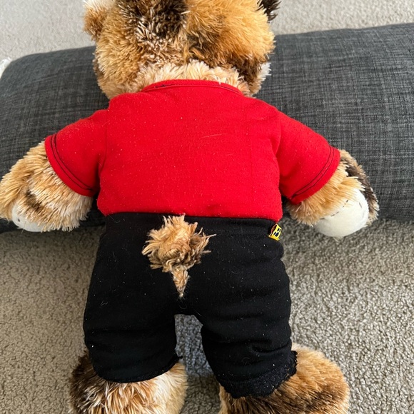 Build-A-Bear | Toys | Build A Bear Brown Calico Patch Stitch Teddy Heart Patches Stitches Plush ...